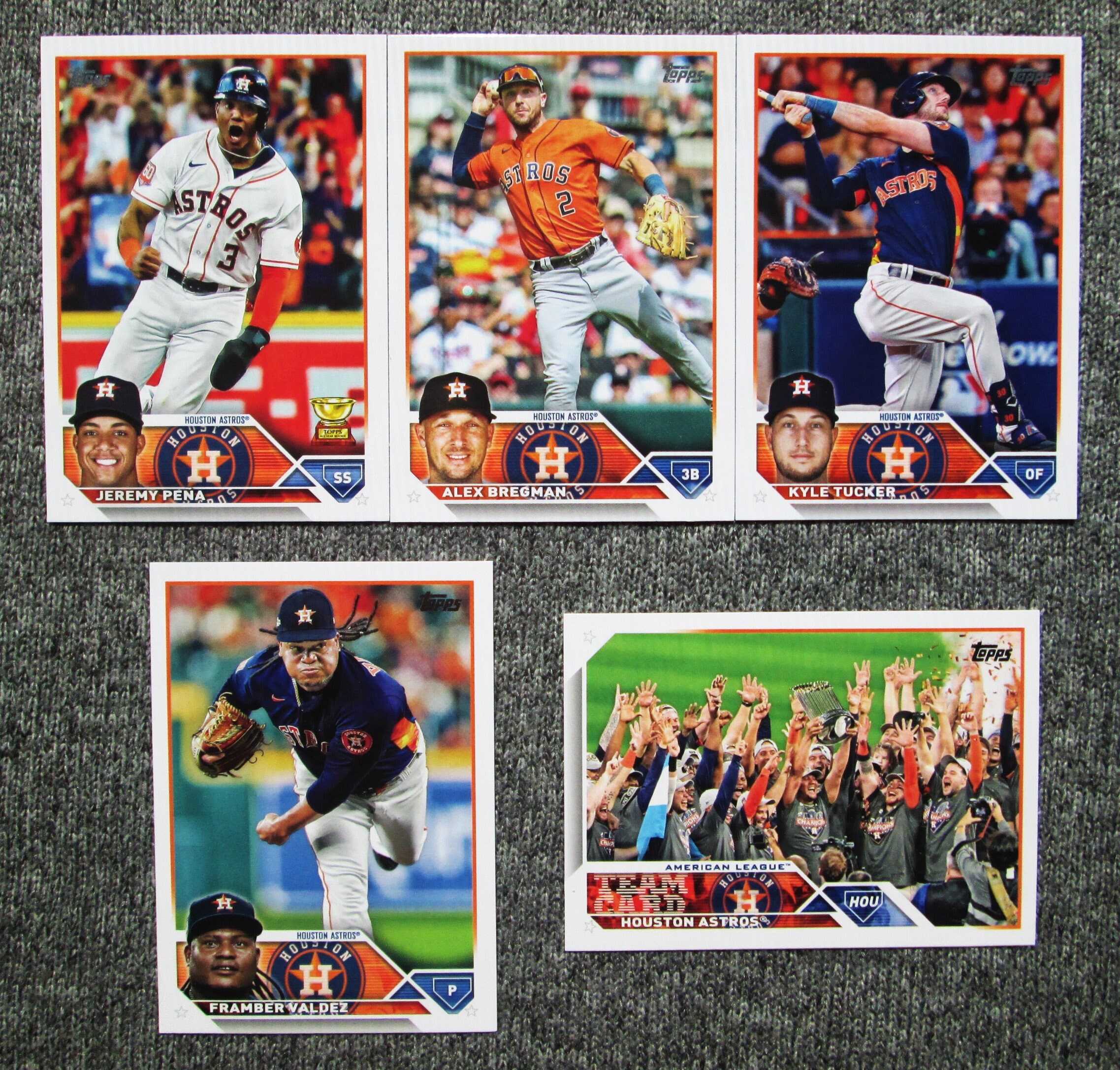 Houston Astros Cards 2023 Topps Team Set Jose Altuve - Etsy