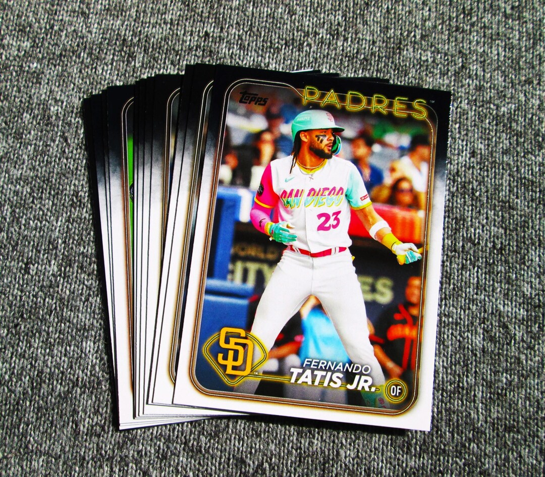 San Diego Padres Cards 2024 Topps Team Set Juan Soto Fernando Tatis - Etsy