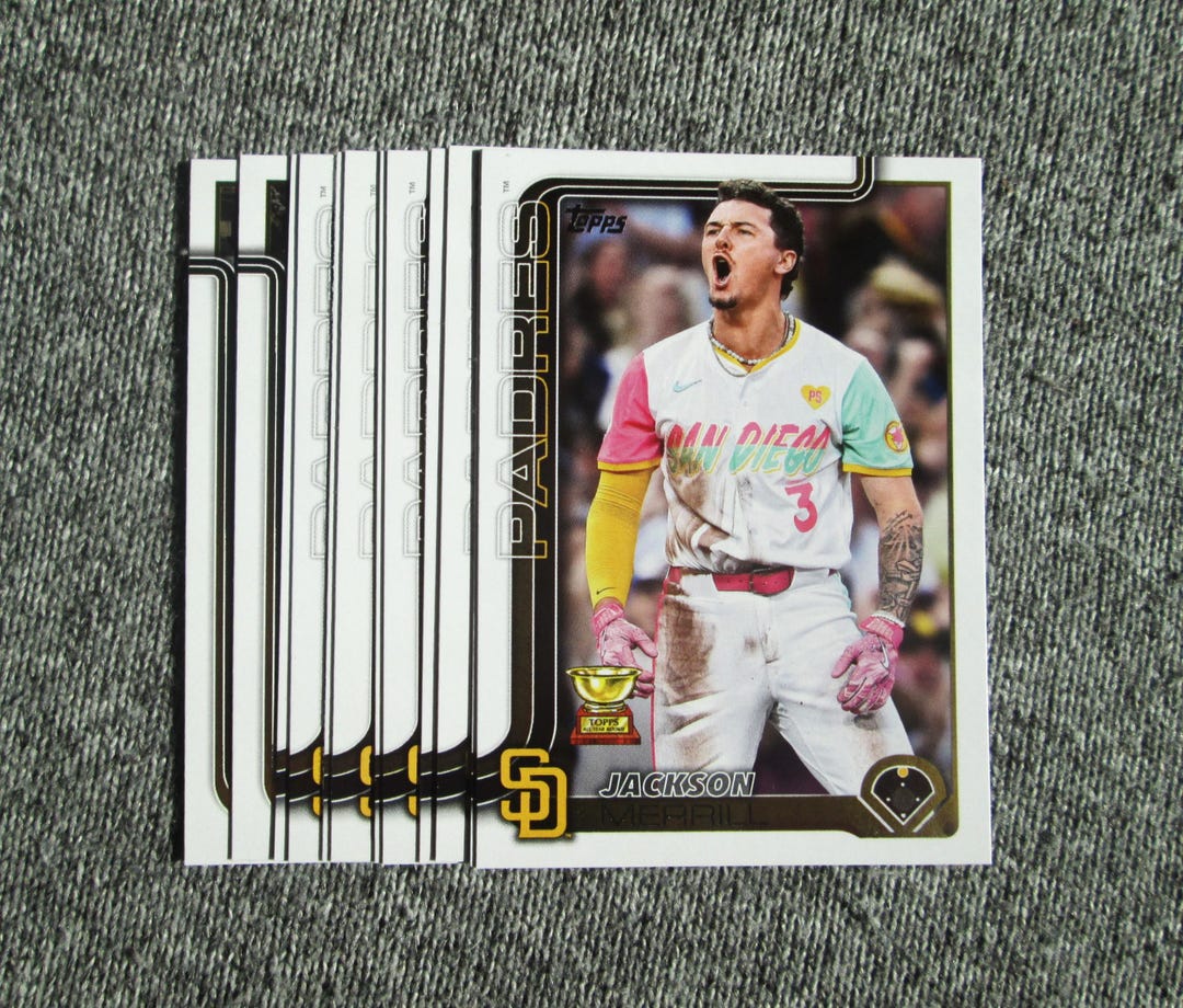 San Diego Padres Baseball Cards 2025 Topps Team Set Fernando Tatis - Etsy