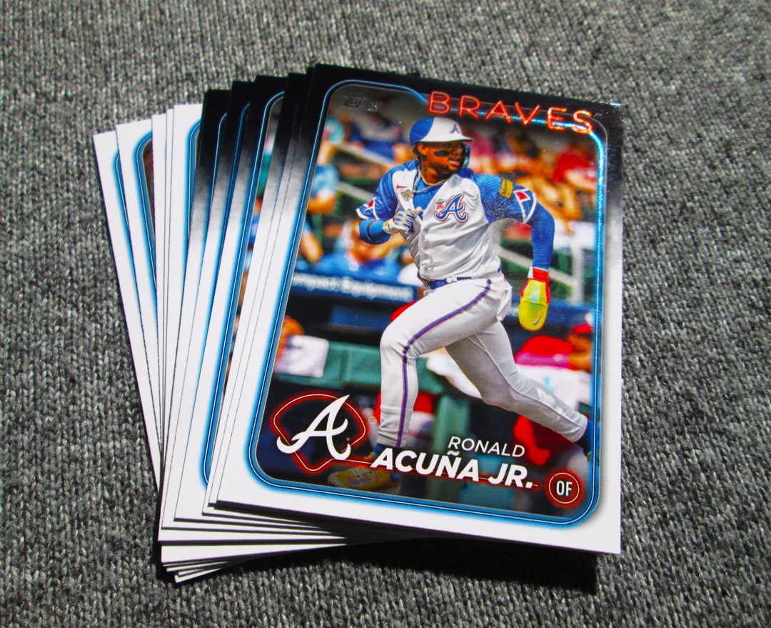 Atlanta Braves Cards 2024 Topps Series 1 Team Set Ronald Acuna - Etsy