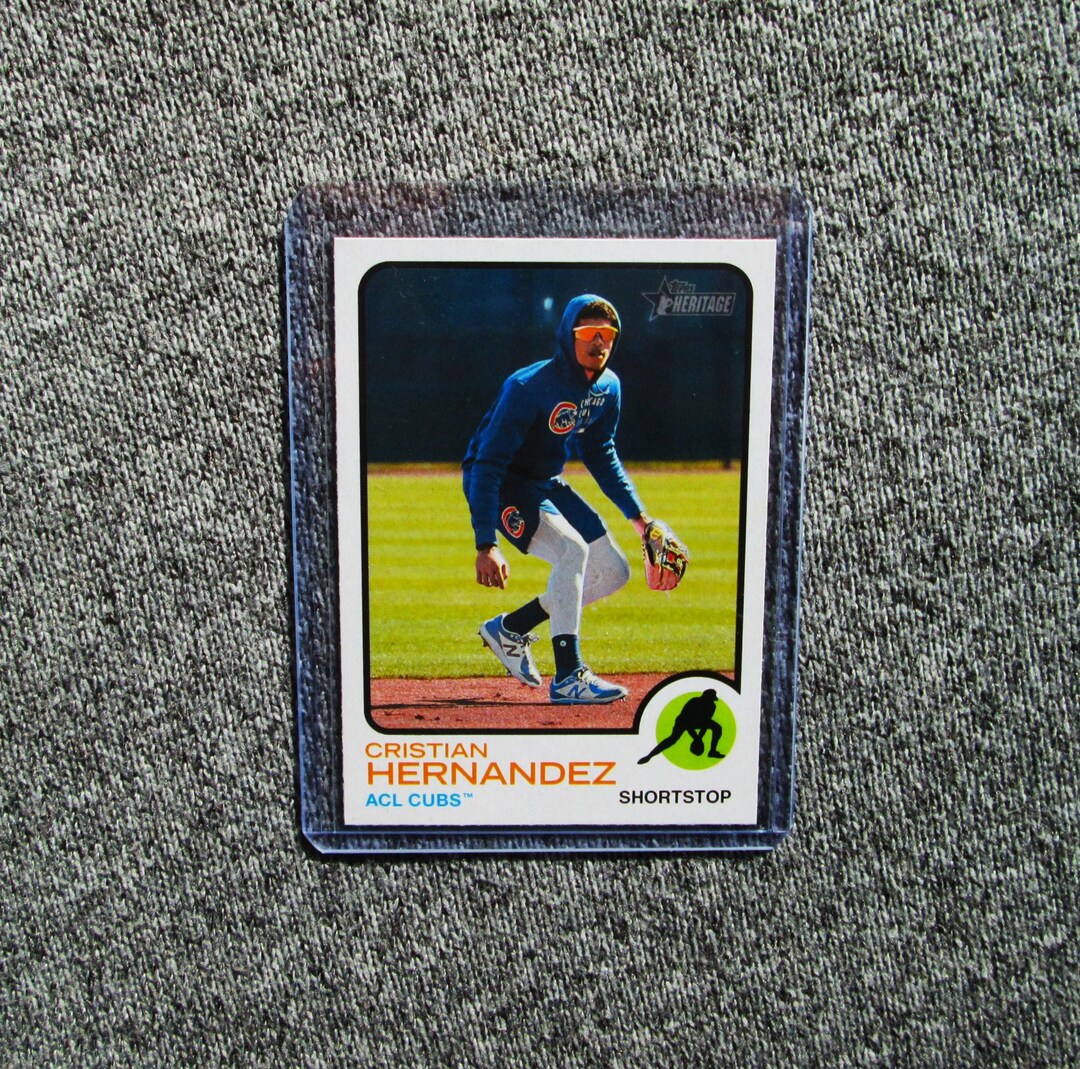 Christian Hernandez Chicago ACL Cubs Heritage Minor Short Print Rookie ...