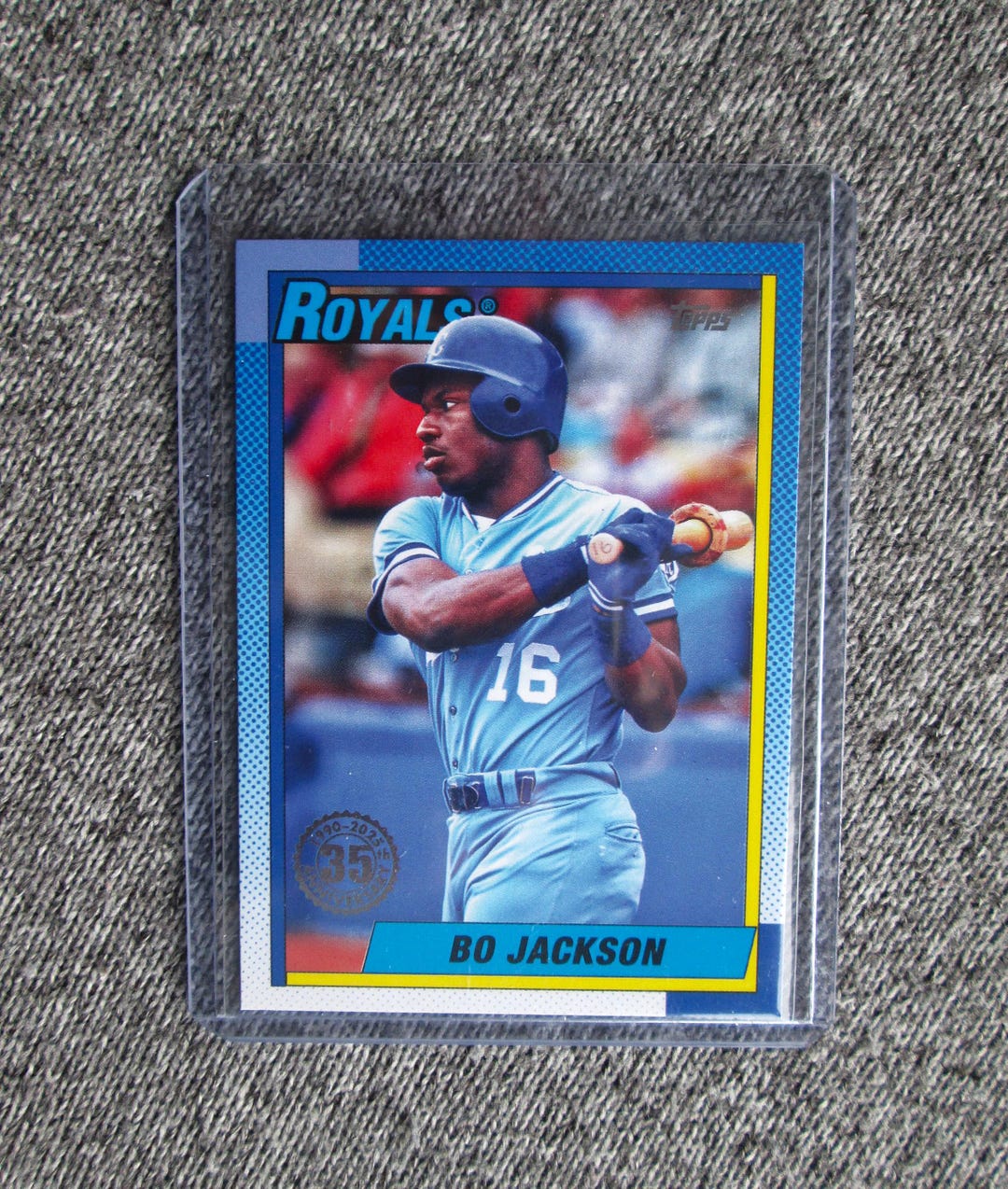 Bo Jackson Baseball Card 2025 Topps 1990 Anniversary Kansas City Royals ...