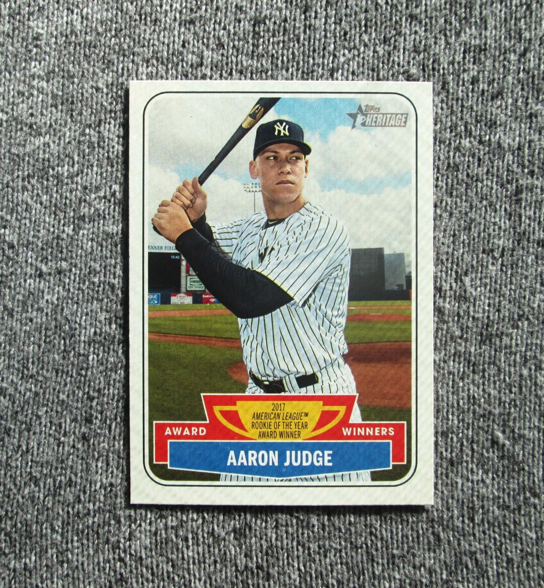 Aaron Judge Baseball Card Heritage Award Winners - Etsy