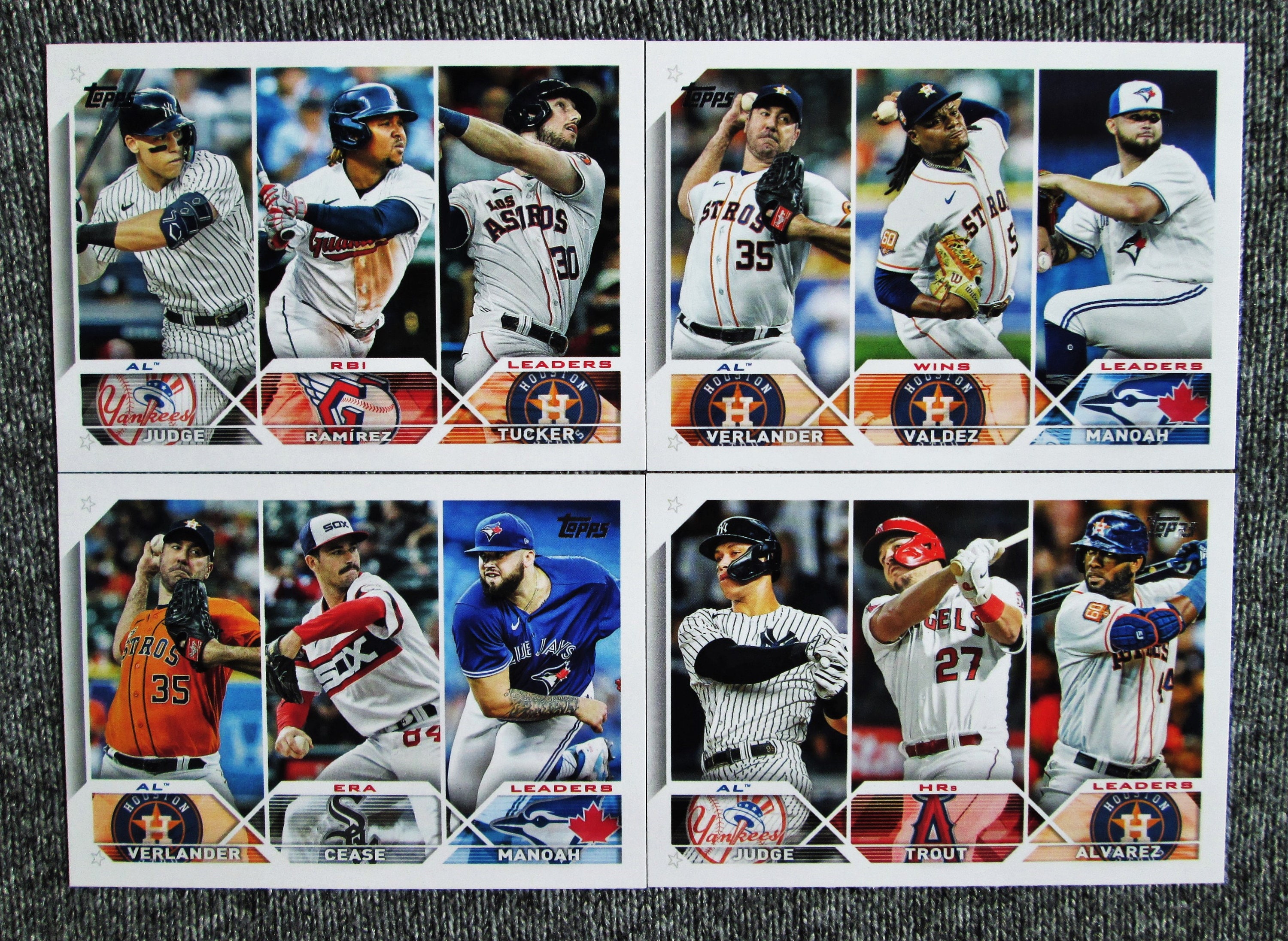 Houston Astros Cards 2023 Topps Team Set Jose Altuve - Etsy