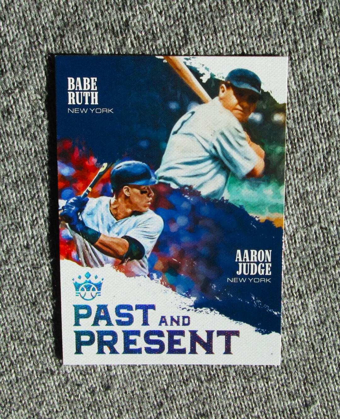 Aaron Judge / Babe Ruth Baseball Card Past and Present New York Yankees ...