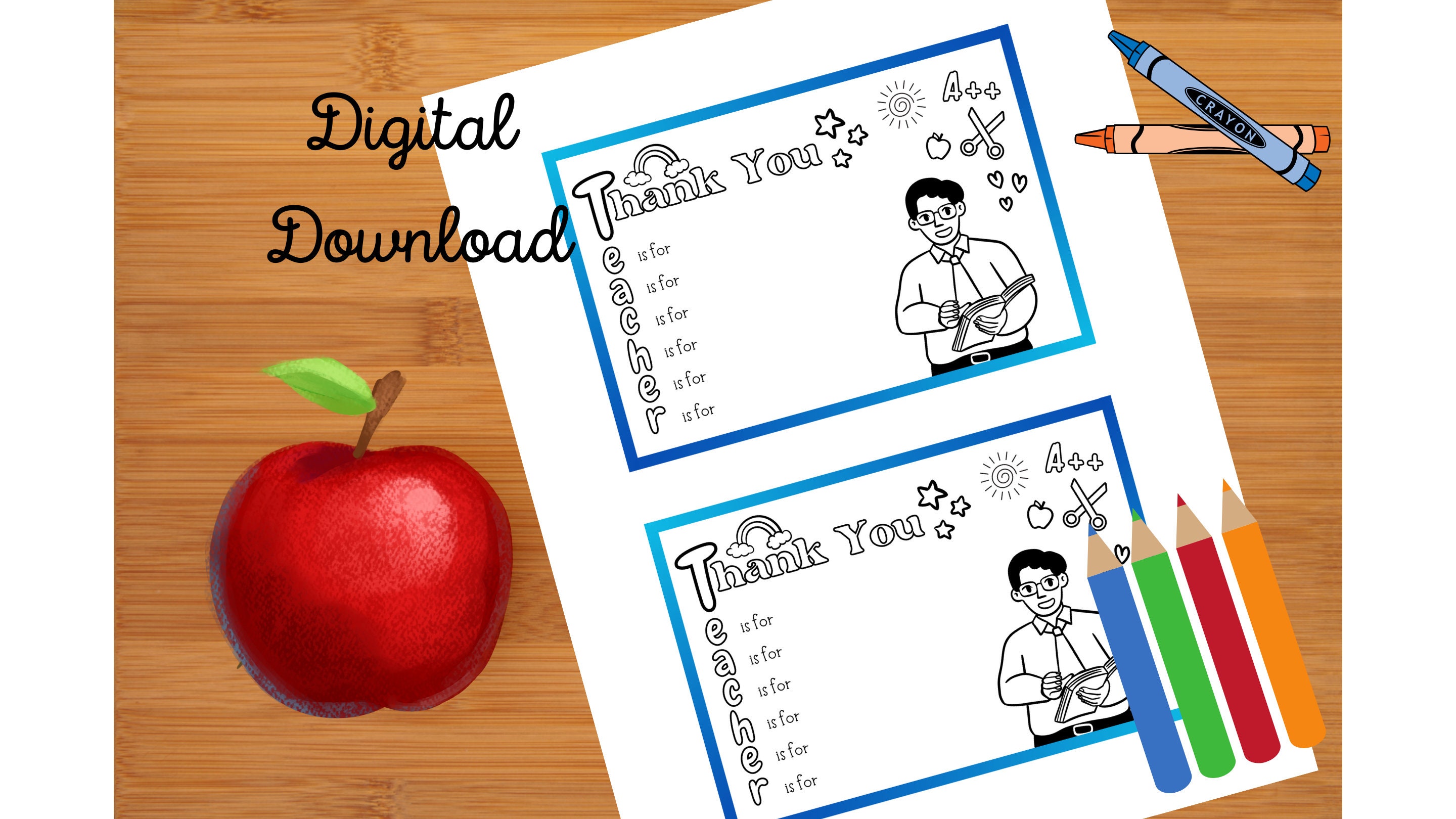 Teacher Appreciation Week Printable, Teacher Coloring Page, Teacher ...