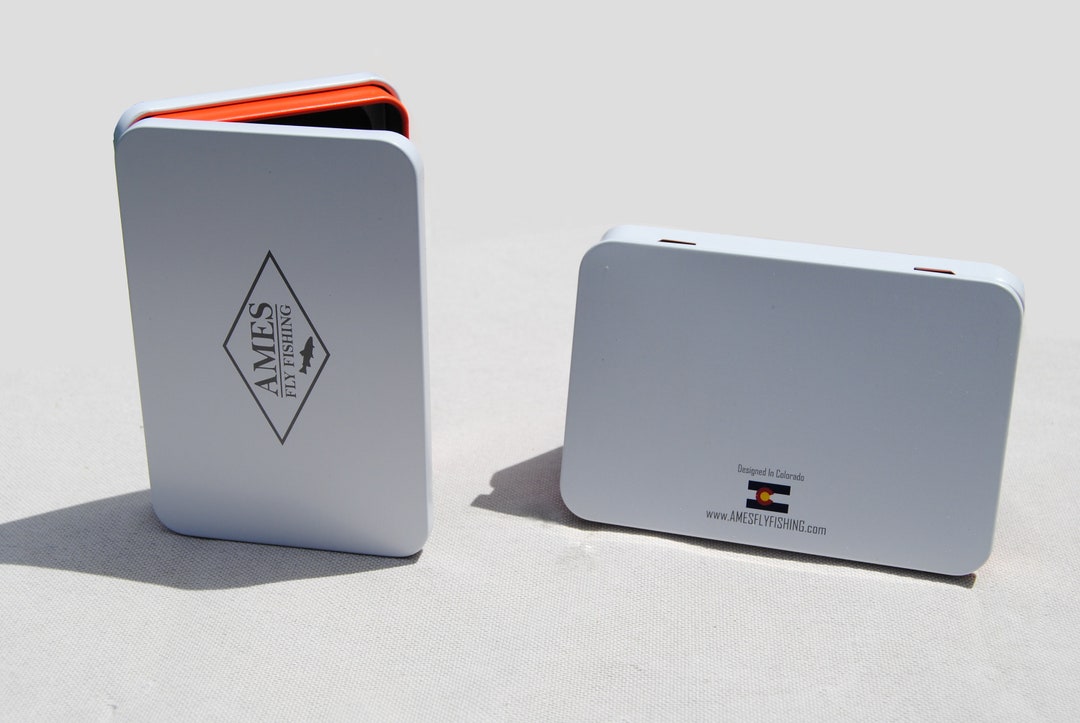 Mini Tin Silicone Fly Fishing Box White Custom Engraving - Etsy