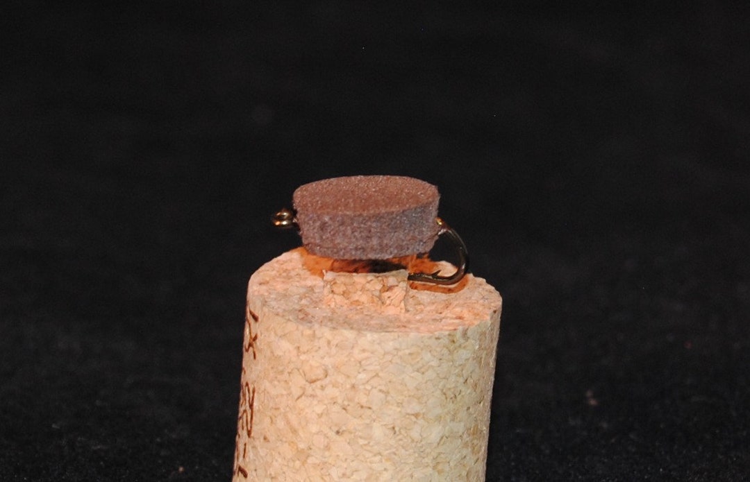 Pellet Fly Fish Biscuits Brown Fly Fishing Flies Half Dozen (6) Size 8 ...