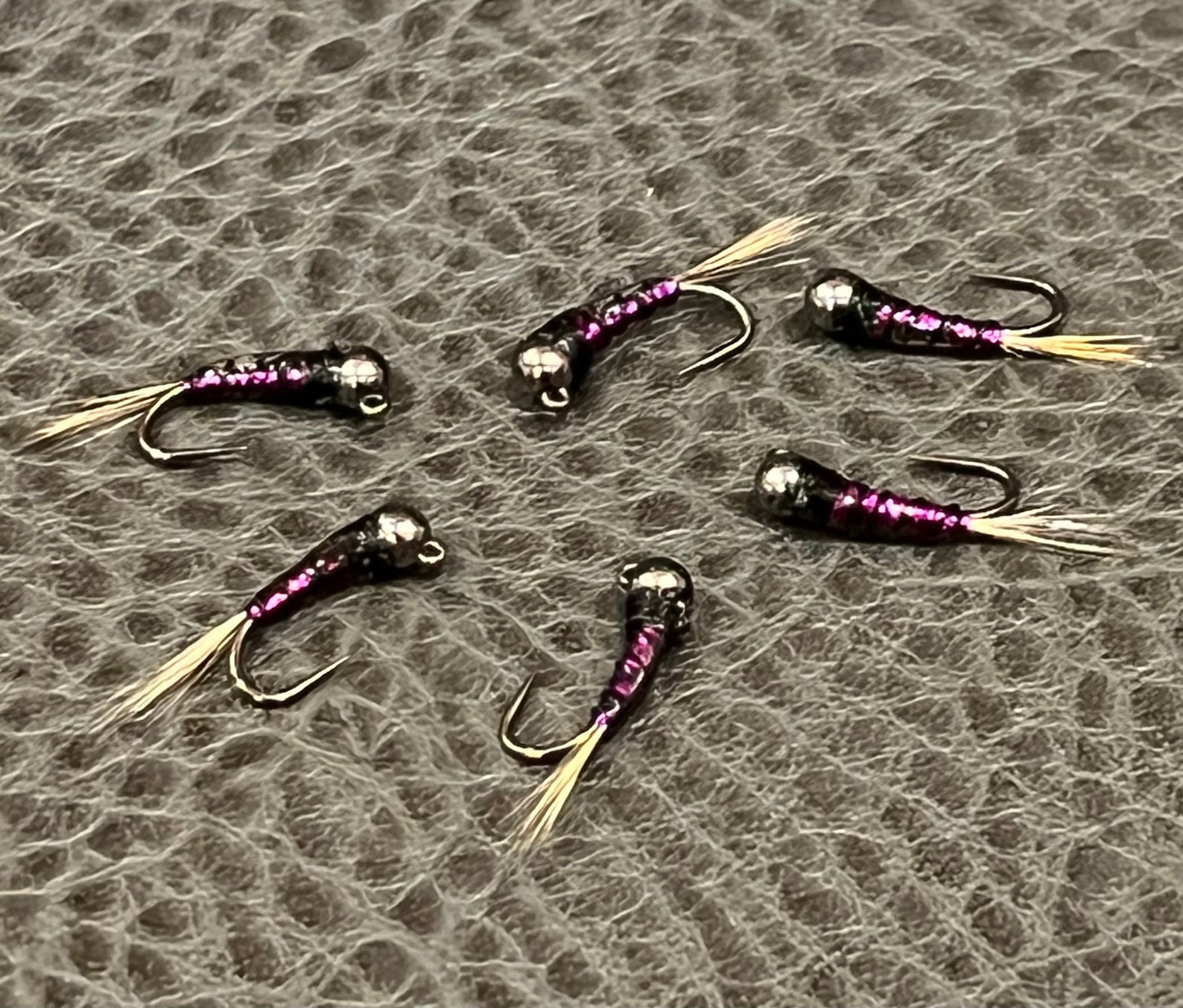 Perdigon Euro Nymph Fly Fishing Flies Purple Half Dozen (6 QTY) - Etsy