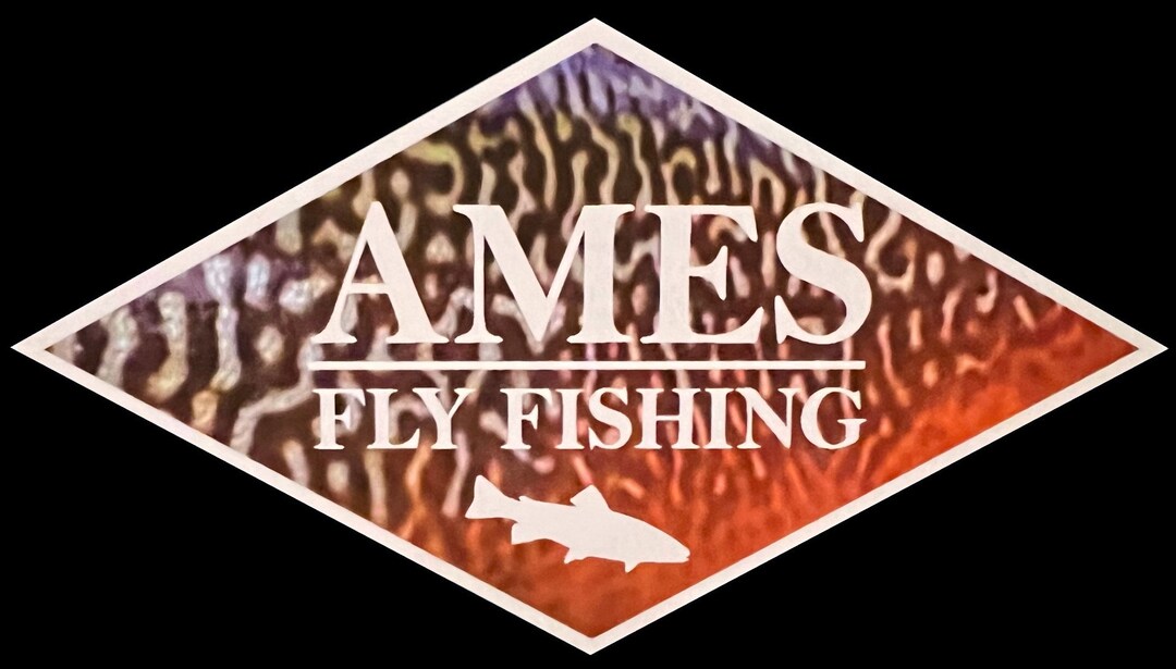 Tiger Trout Fly Fishing Sticker - Ames Fishing Decal - Etsy
