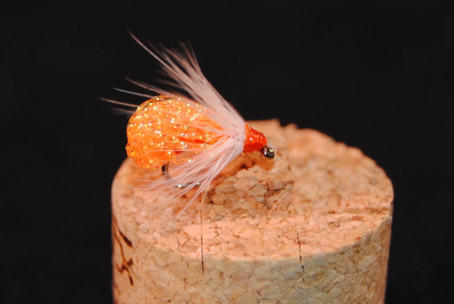 Crystal Meth Egg Orange Fly Fishing Flies Size 16 Salmon Steelhead ...