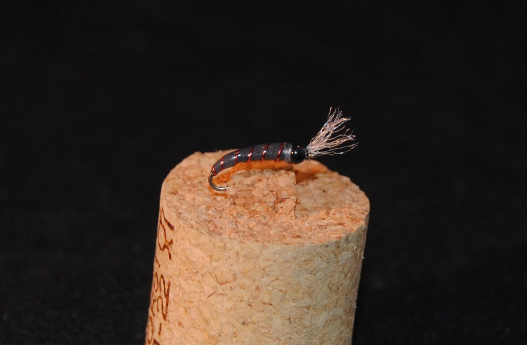 Chironomid Gray Bead Head Fly Fishing Flies Choose Size One Dozen (12 ...