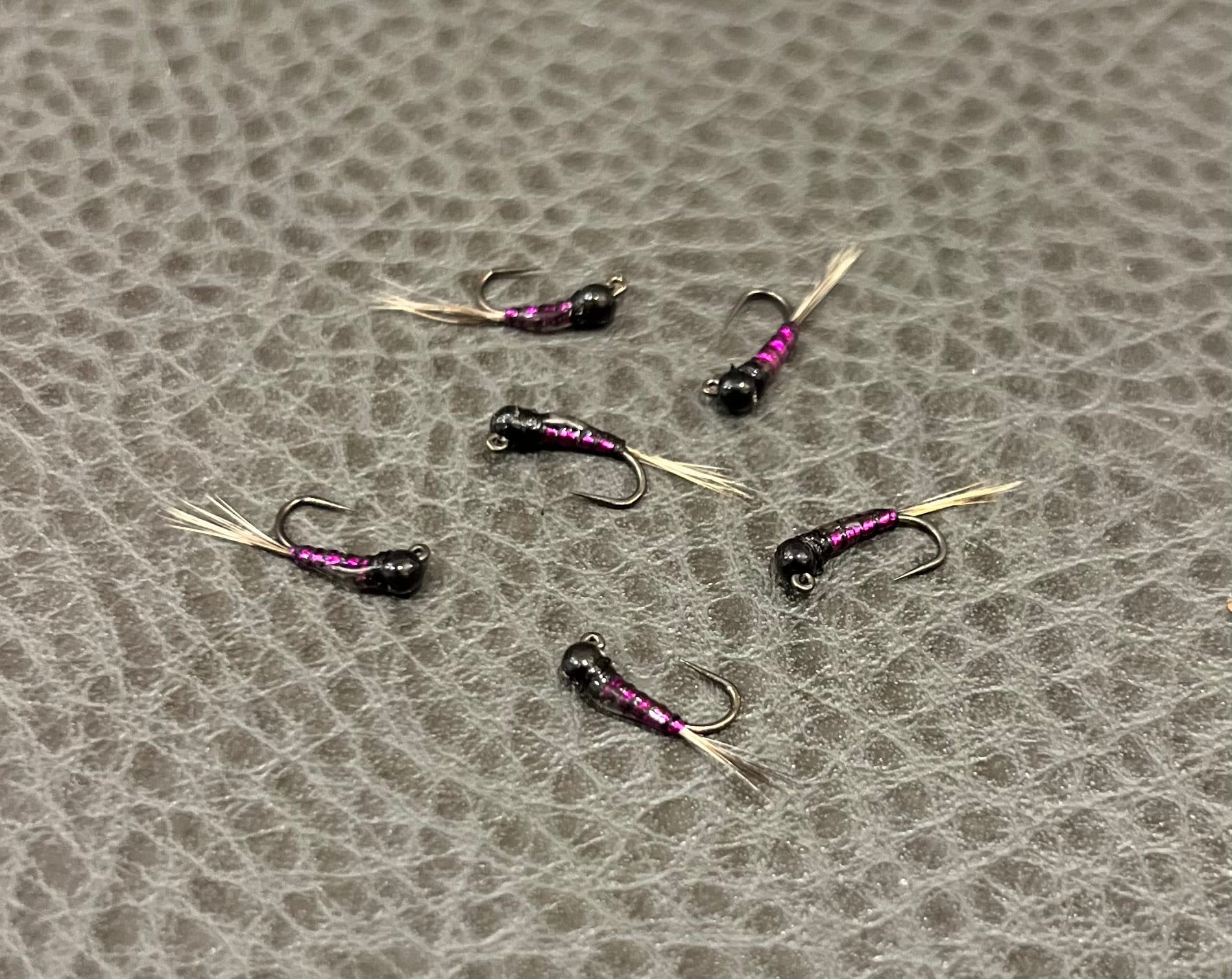Perdigon Euro Nymph Fly Fishing Flies Purple Half Dozen (6 QTY) - Etsy