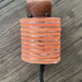 Tippet Spool Holder Leather With Aluminum Clip Brown and Black Handmade ...