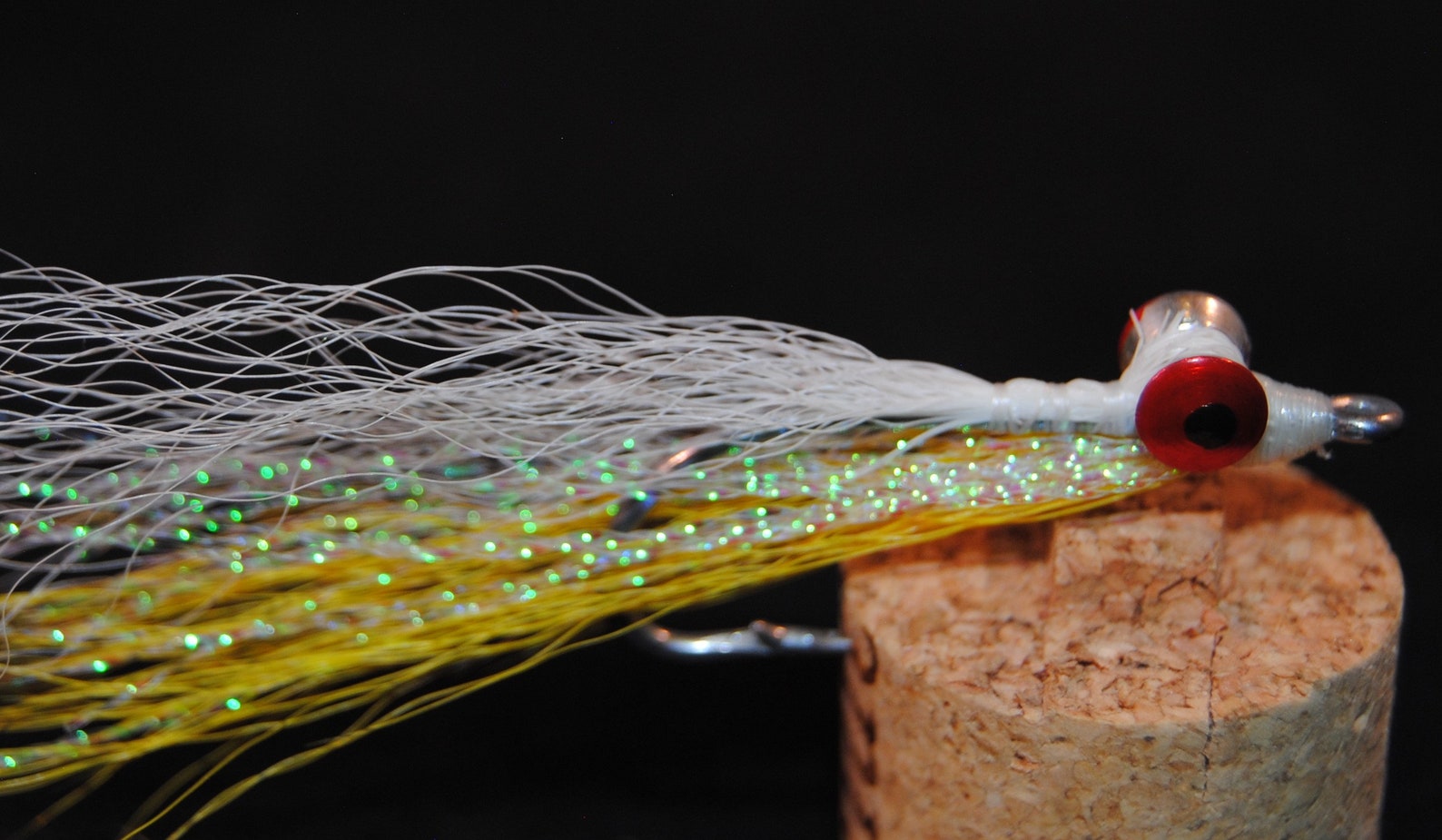 Saltwater Clouser Minnow Fly Fishing Flies Yellow Shimmer 3 Pack - Etsy