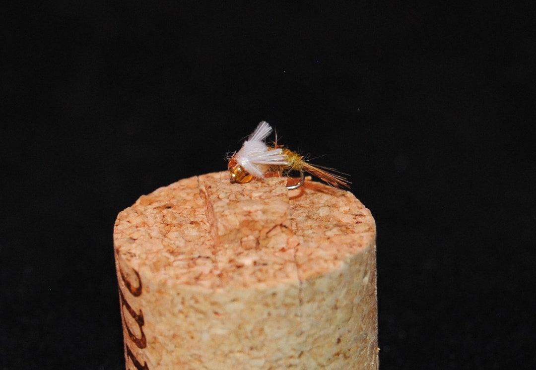 Pale Morning Dun PMD Emerger Bead Head Fly Fishing Flies Choose Size ...