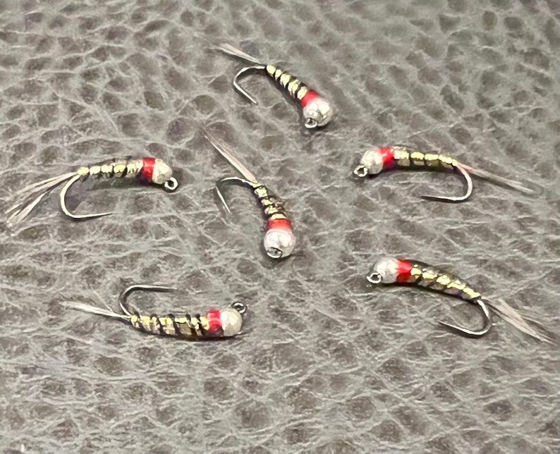 Perdigon Euro Nymph Fly Fishing Flies Gold Half Dozen (6 QTY) - Etsy