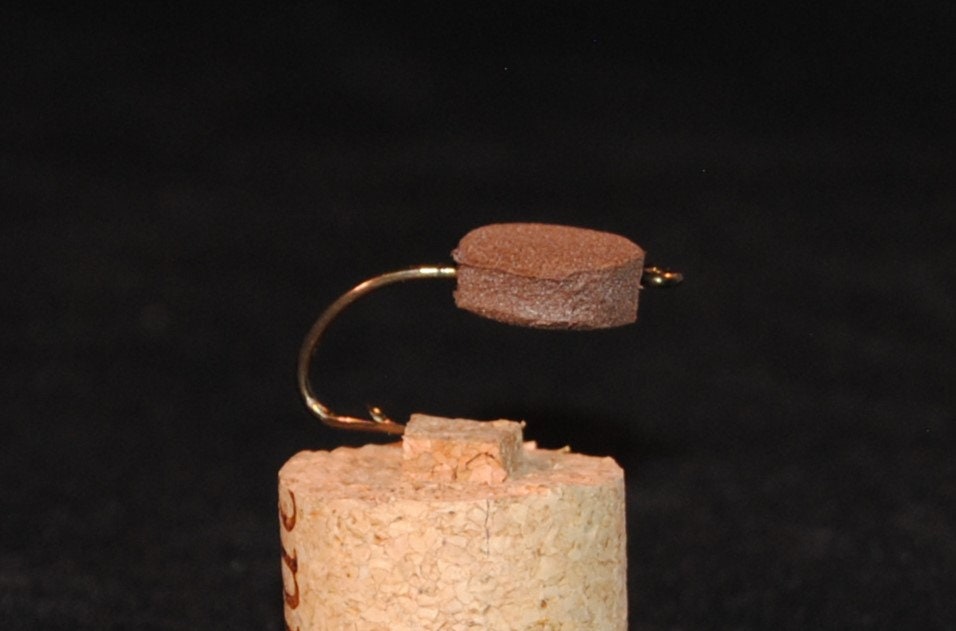 Pellet Fly Fish Biscuits Brown Fly Fishing Flies Half Dozen (6) Size 4 ...