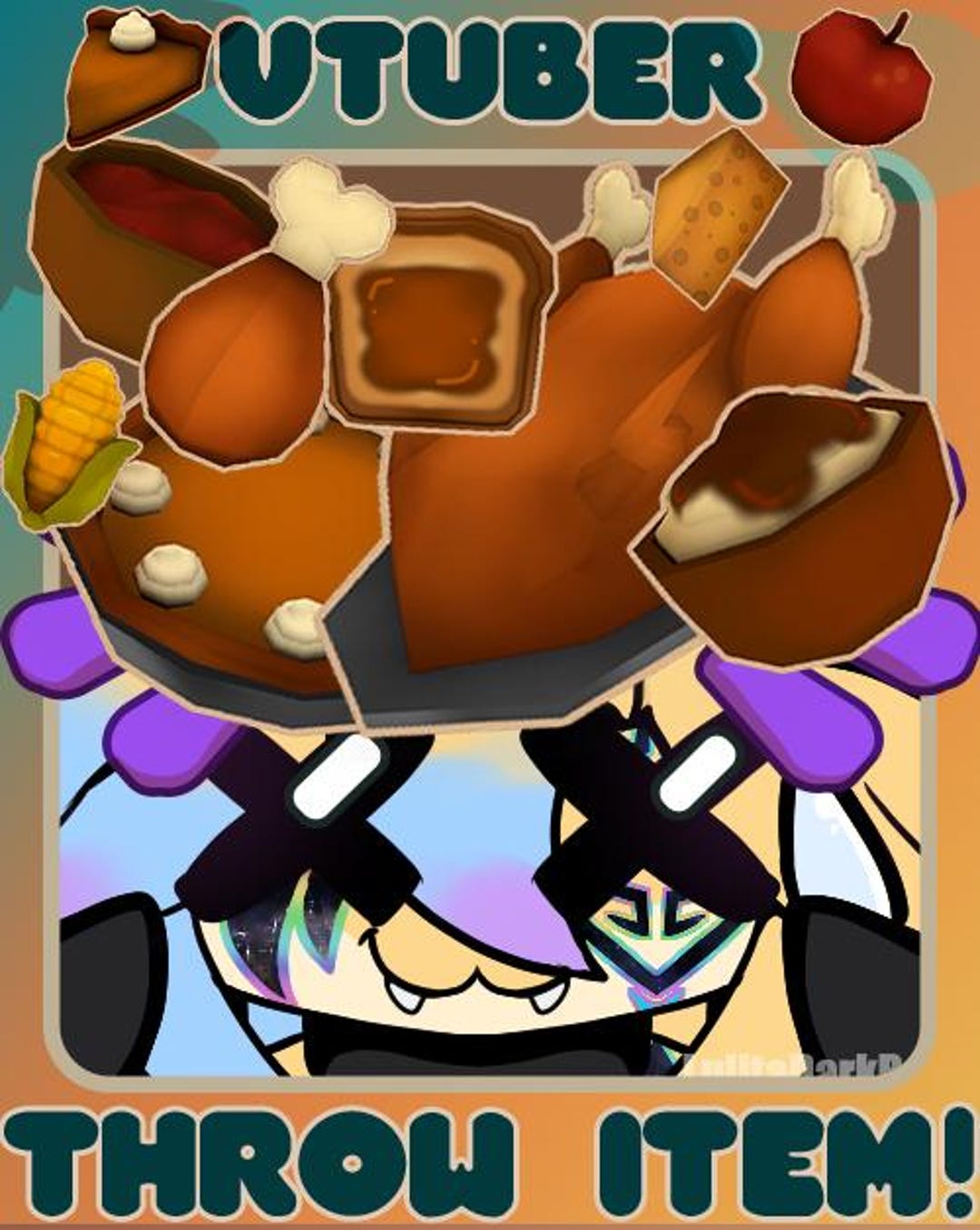 Vtuber Plus Throwable Asset | Thanksgiving Pack | Stream Asset - Etsy