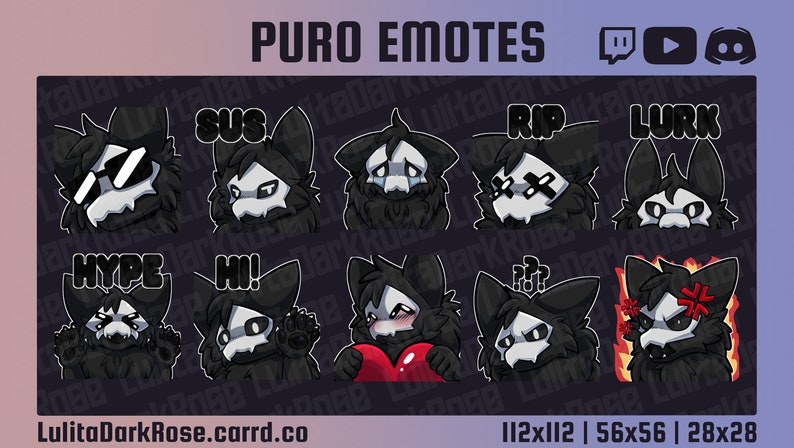 Twitch/youtube/discord Emotes | Chat Emotes | Changed - Puro Emotes - Etsy