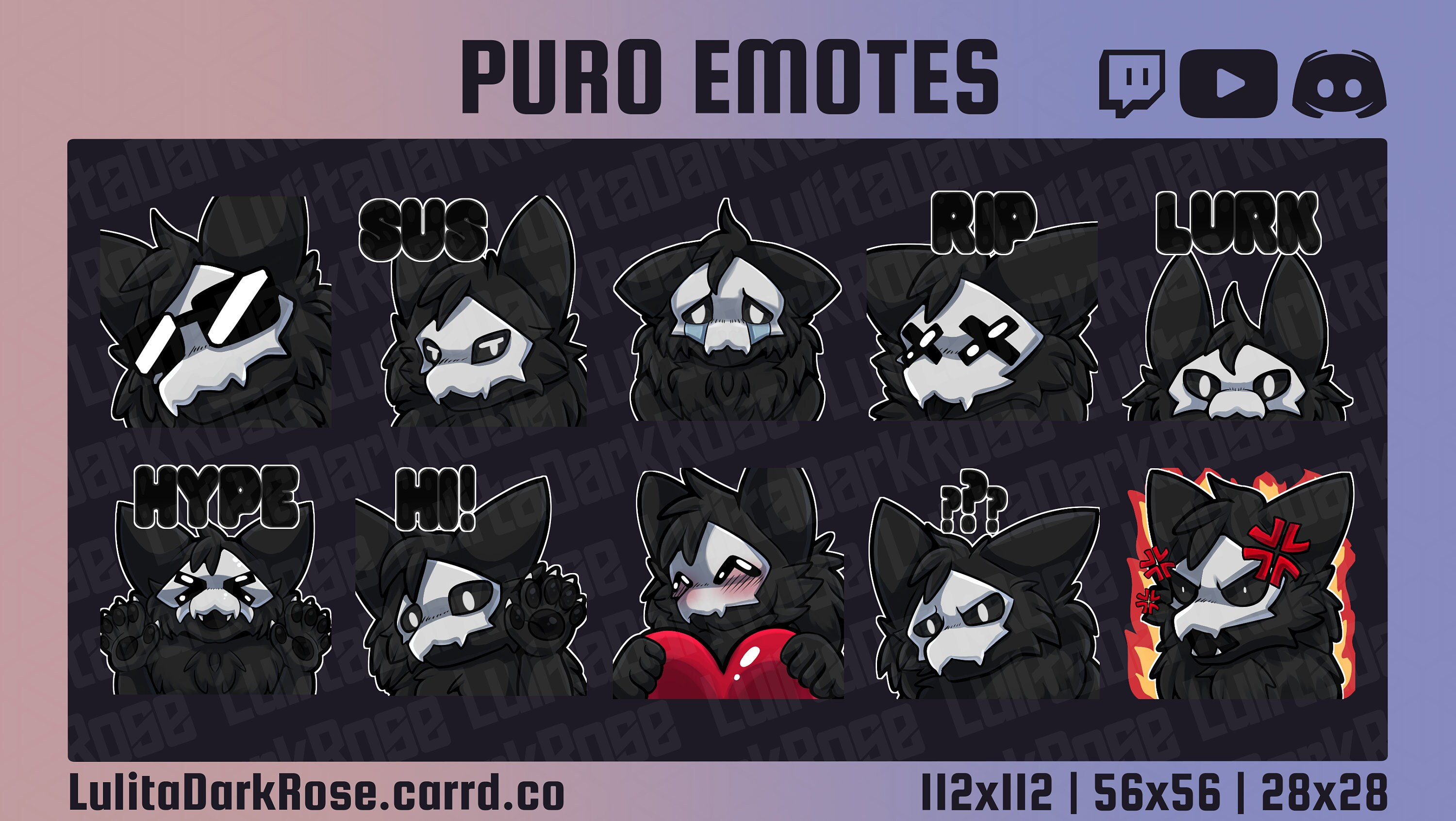 Twitch/youtube/discord Emotes | Chat Emotes | Changed - Puro Emotes - Etsy