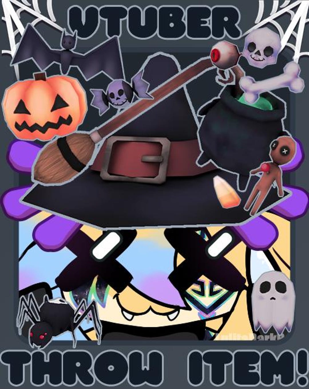 Vtuber Throwable Asset | Halloween Pack | Stream Asset | Twitch ...