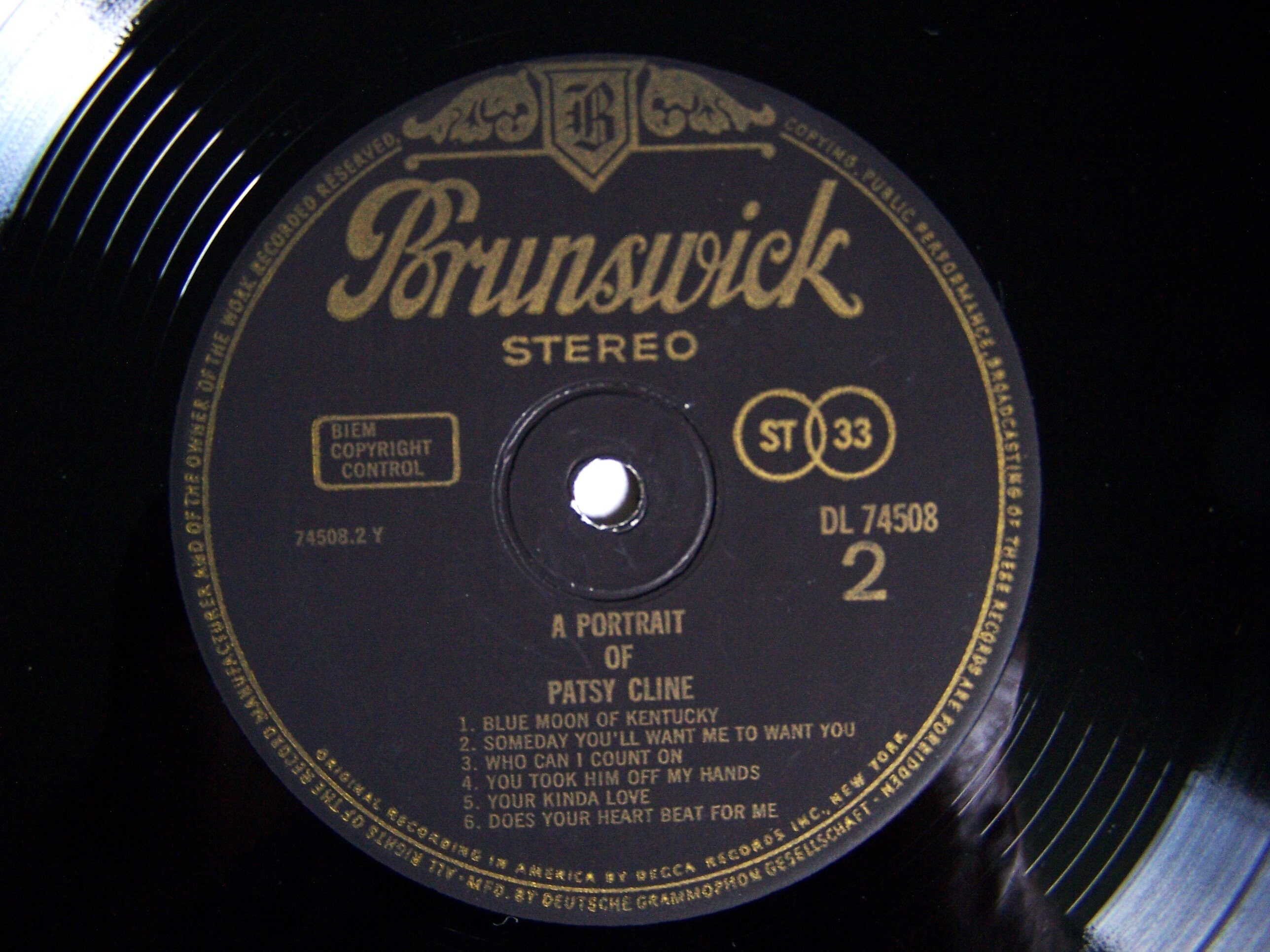Patsy Cline - A Portrait of - Vinyl LP (french Brunswick Pressing, 1964 ...