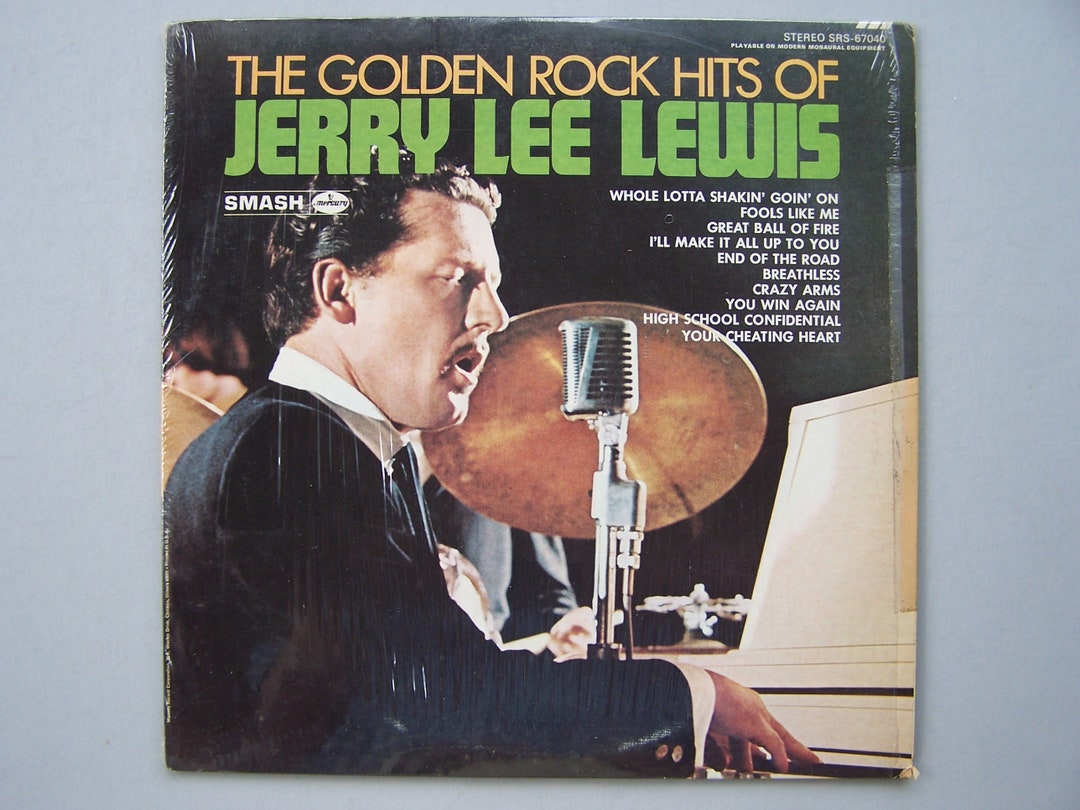 Jerry Lee Lewis the Golden Rock Hits of Jerry Lee Lewis Vinyl Record ...