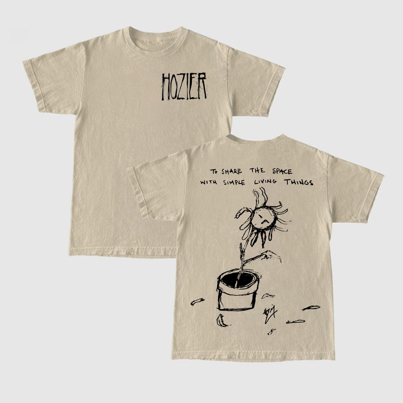 Hozier to Share the Space With Simple Living Things 2side - Etsy