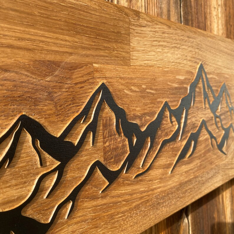Bergkette als Wandbild Bergliebe l Berglandschaft - Etsy Schweiz