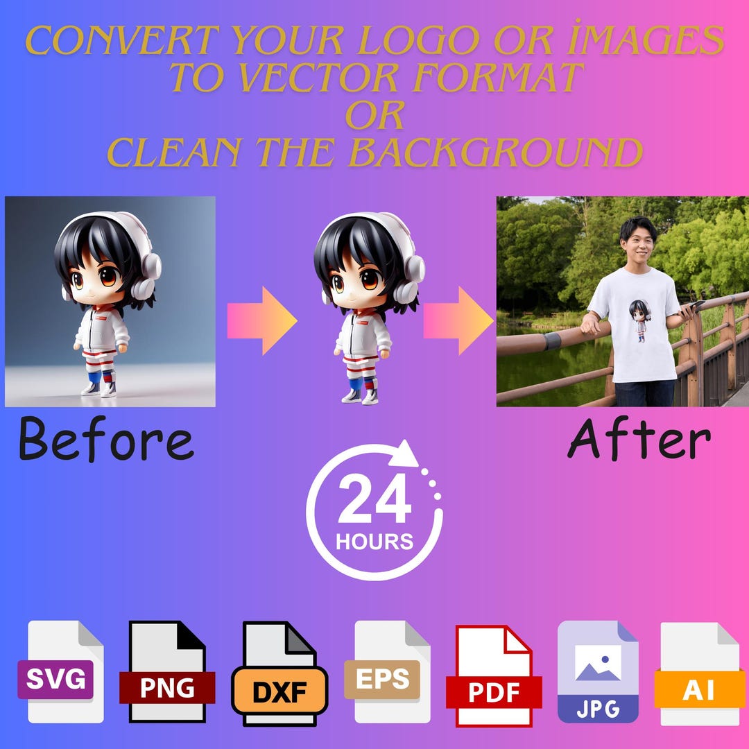 Image to Vector | Background Remove | Vectorization & Format Conversion ...