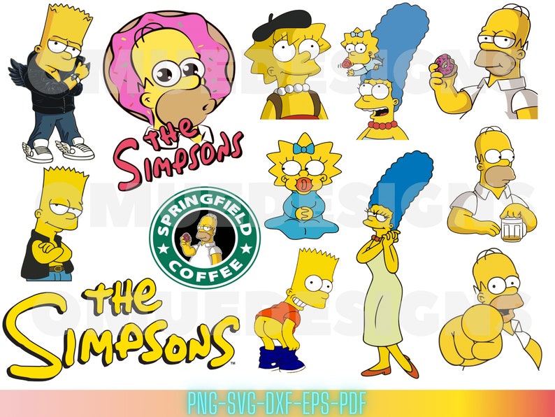 The Simpsons SVG Bundle Homer Svg Simpson Svg digital - Etsy