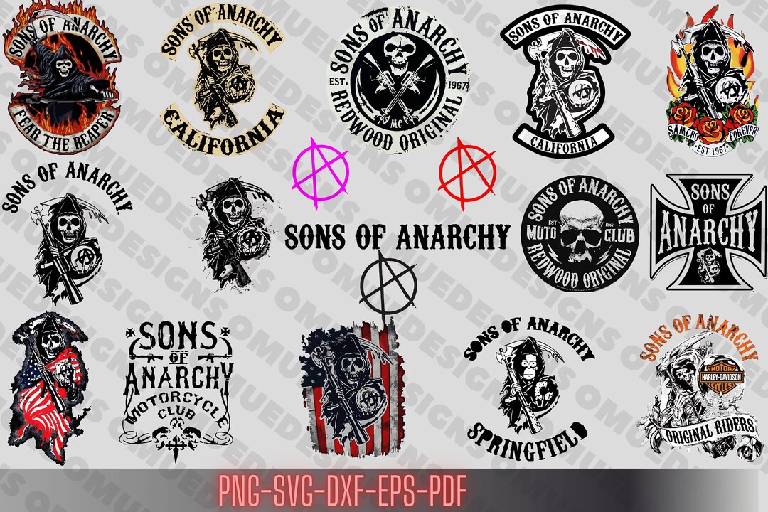 Sons of Anarchy SVG Digital Prints Svg File for Cricut - Etsy Denmark