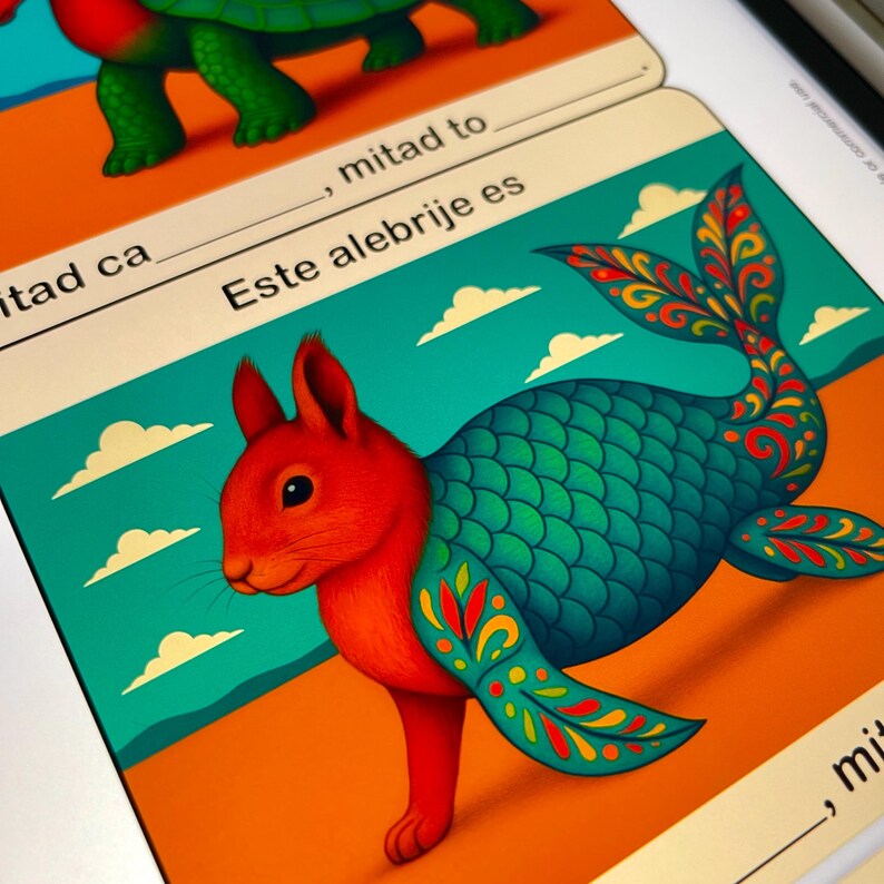 Spanish Flashcards Alebrije Animals | A1-A2 Level | Instant Download ...