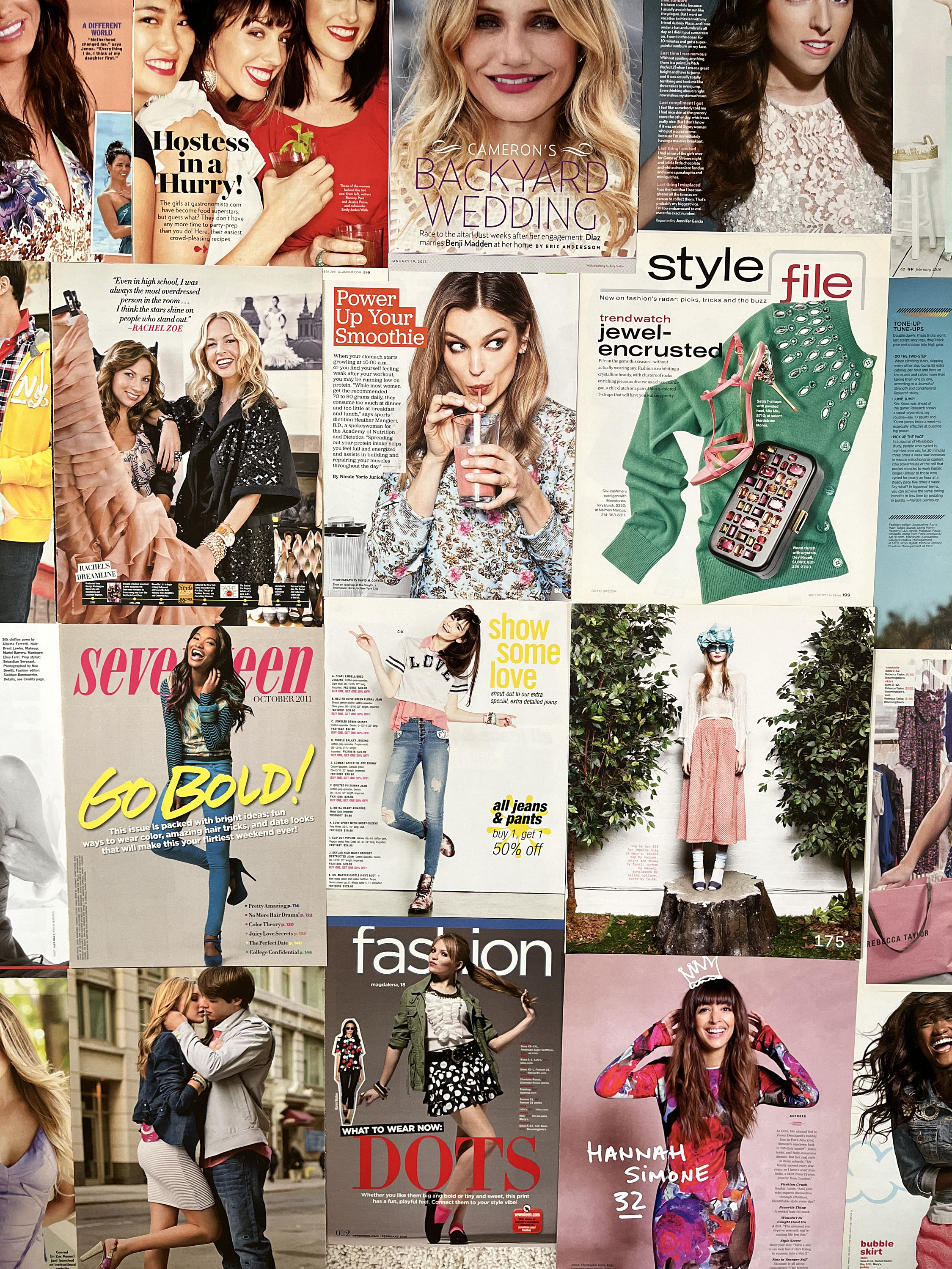 Collage Kit - Genuine Magazine Pages! 20pcs *no Printing Required ...