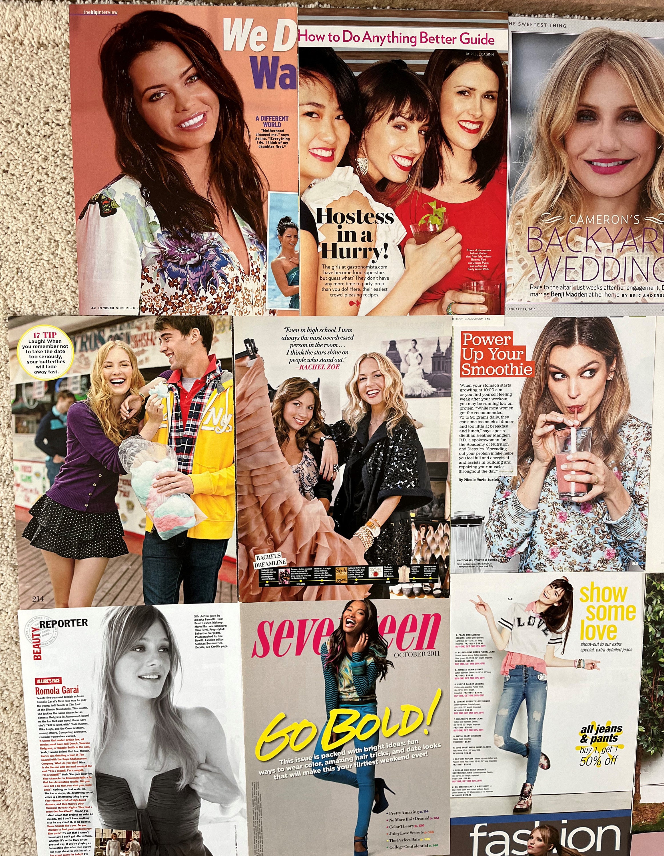 Collage Kit - Genuine Magazine Pages! 20pcs *no Printing Required ...