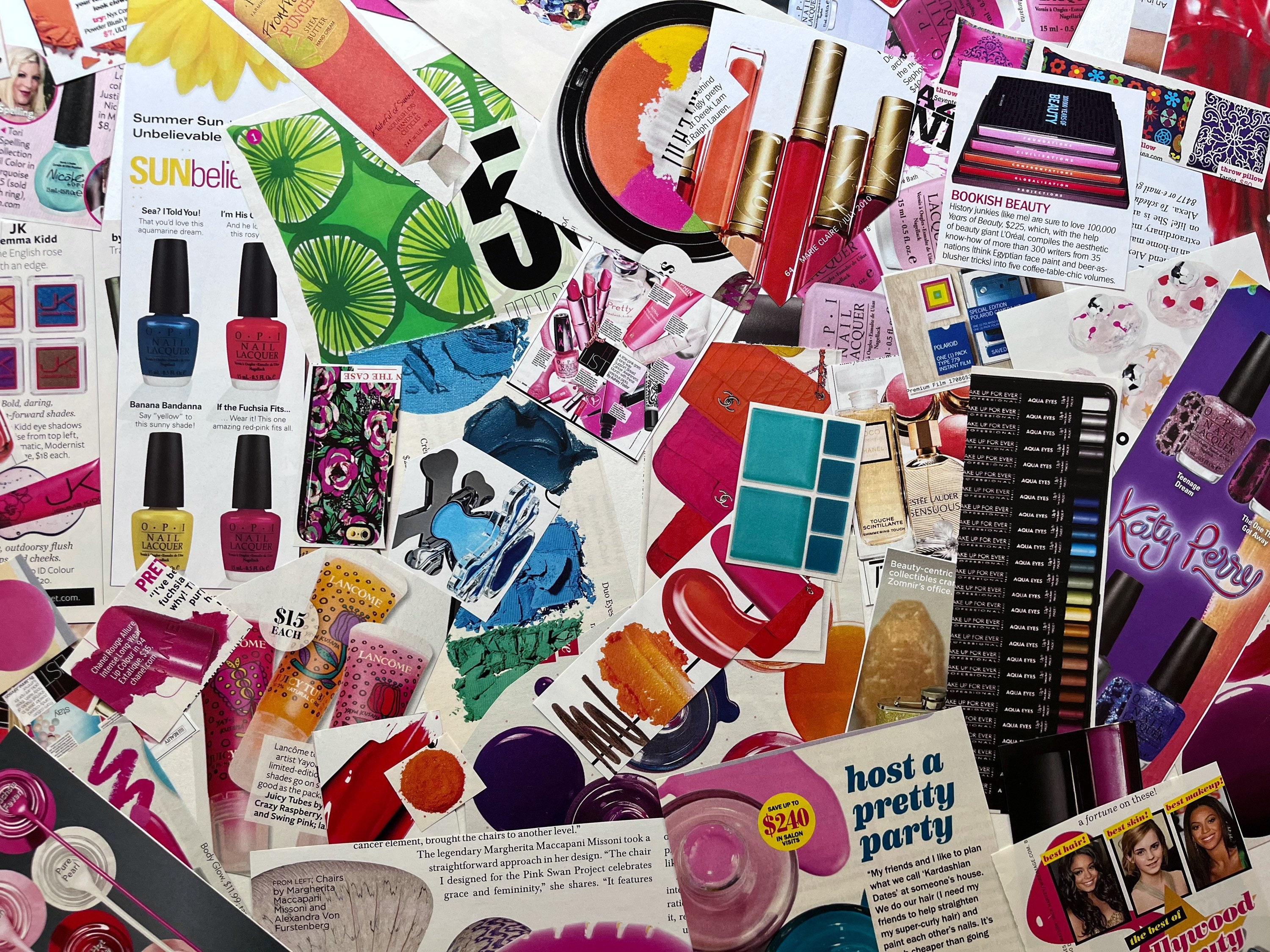 Summer Vibes Vision Board Kit - 100pcs *genuine Magazine Cutouts ...