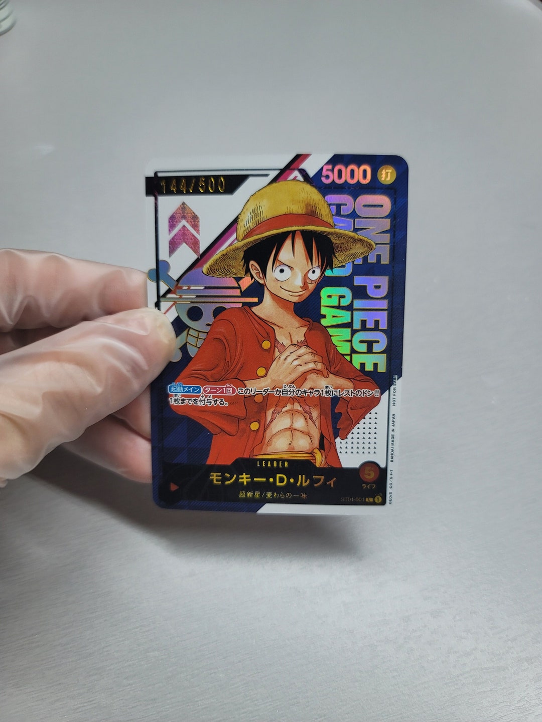 Luffy ST01-001 Serial One Piece Card custom - Etsy