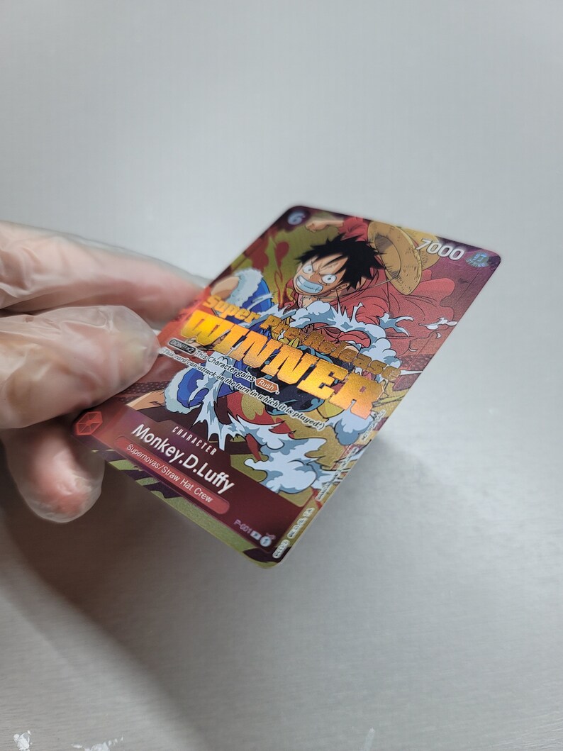 Luffy Super Pre-release Winner Card P-001 One Piece TCG - Etsy Australia