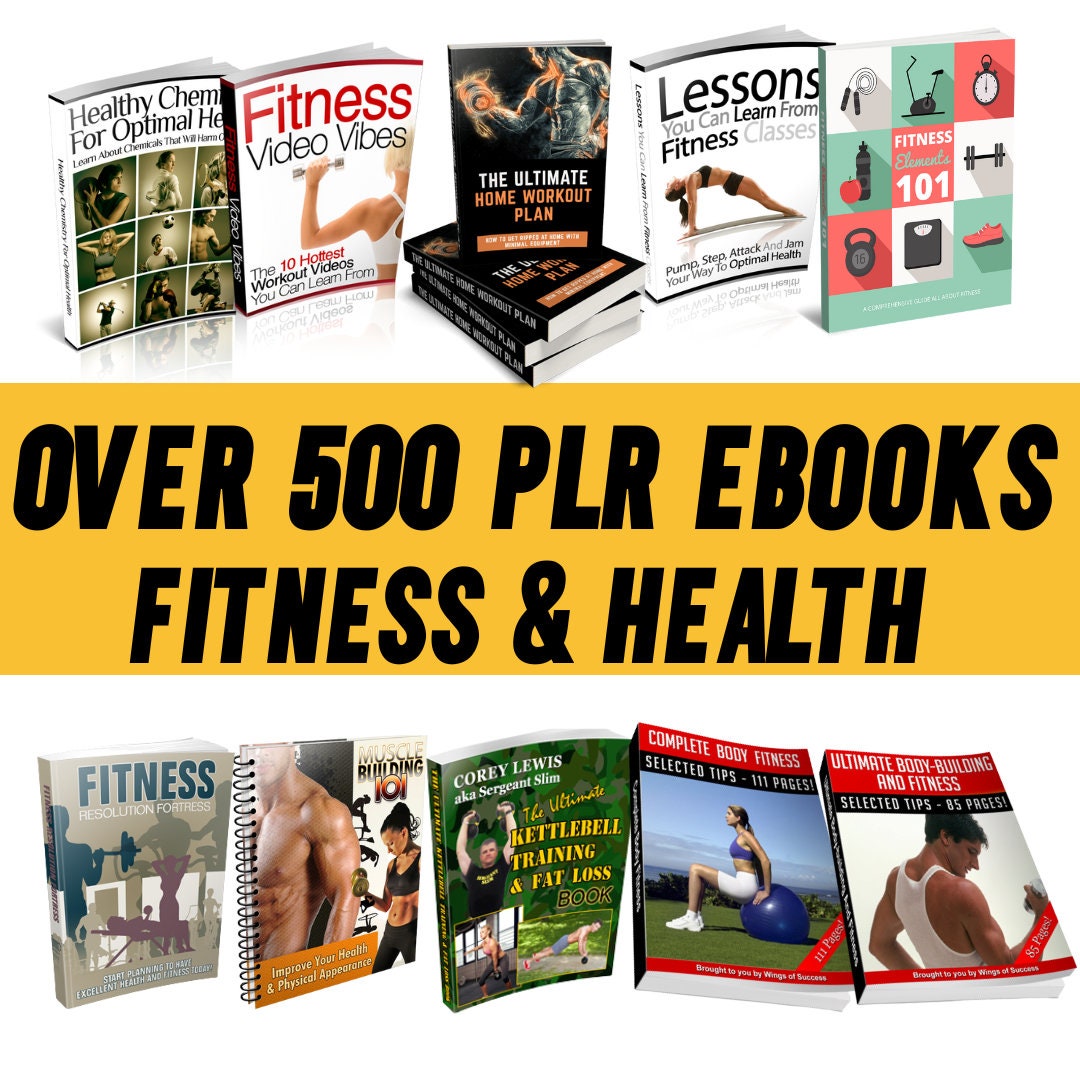 PLR Ebooks, Over 500 PLR Ebooks on Fitness & Wellness, Ebook Bundle ...