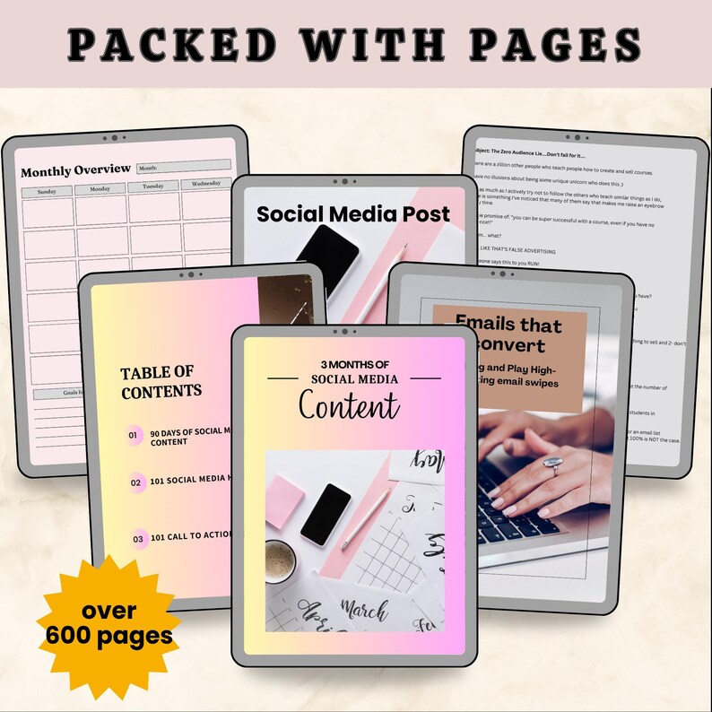 Ultimate Digital Marketing Bundle, Reels, Posts, Mockups (PLR & MRR) - Etsy