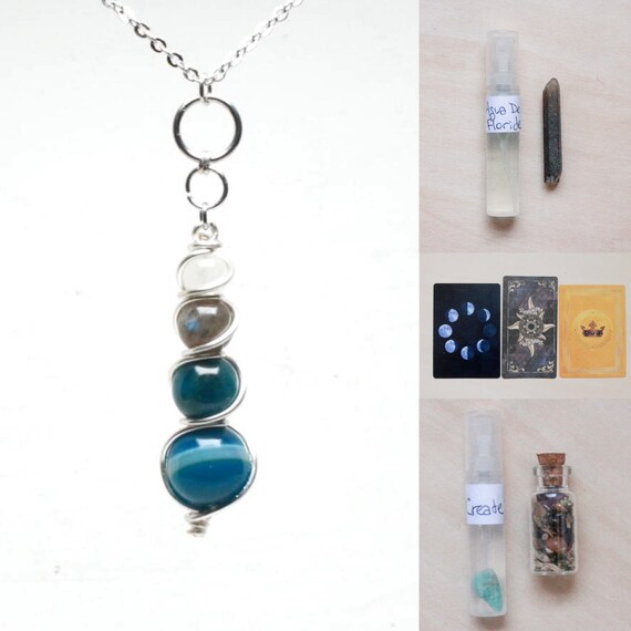 Welcome to the Coven Crystal Amulet Creativity Spell Kit. - Etsy