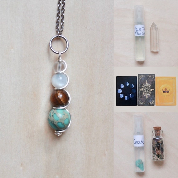 Welcome to the Coven Crystal Amulet Creativity Spell Kit. - Etsy