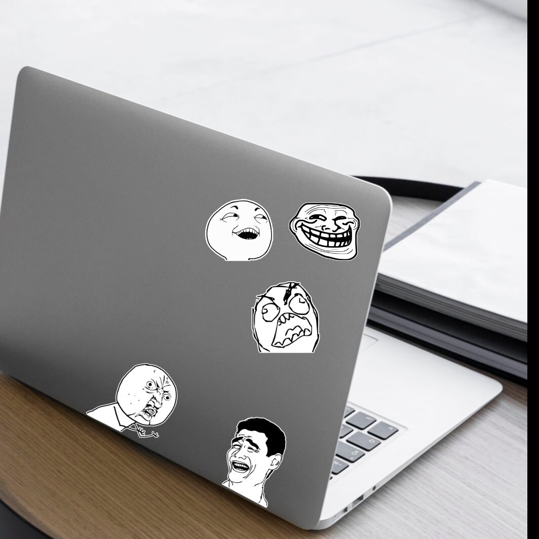 Meme Sticker Pack Ragefaces / Aufkleber 15 Stück Leicht - Etsy.de