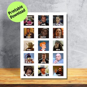 Printable Meme Sticker Pack Series 2 - for Teachers and Students ...