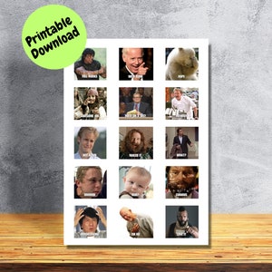 Printable Meme Sticker Pack Series 2 - for Teachers and Students ...