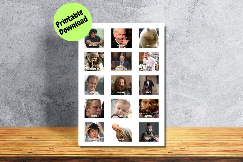 Printable Meme Sticker Pack Series 2 - for Teachers and Students ...