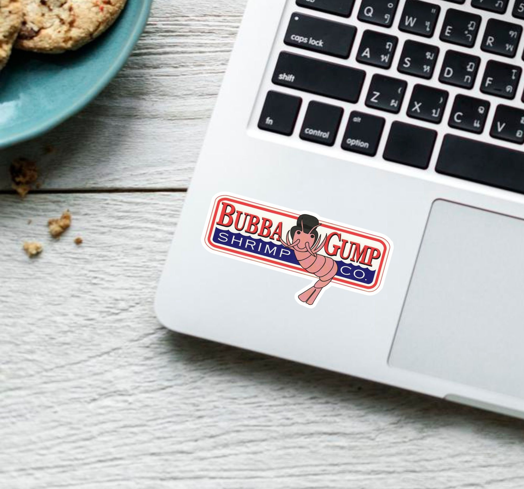Bubba Gump Shrimp Co. Sticker | Forrest Gump Logo Movie Sticker ...
