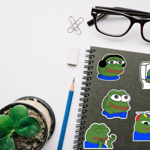 Pepe Meme Stickers 15 Pieces Easy to Remove Pvc/vinyl - Etsy
