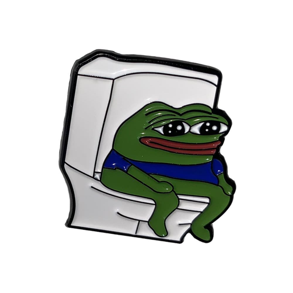 Pepe Meme Pin Pepepoopoo Enamel Pin Badge With Butterfly - Etsy Australia